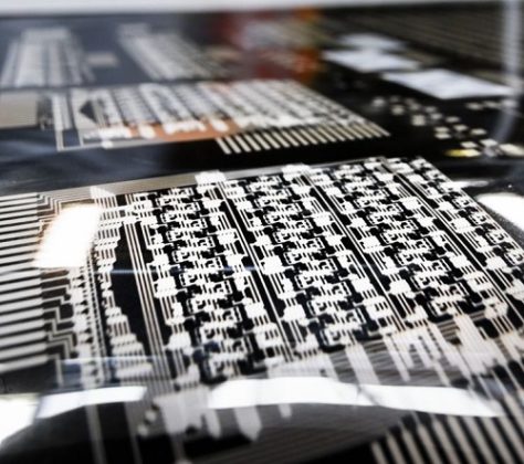 Printed Integrated Circuits That Consist Of Several Hundred Transistors