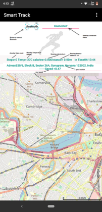 Smart Wearable Bluetooth Fitness tracker