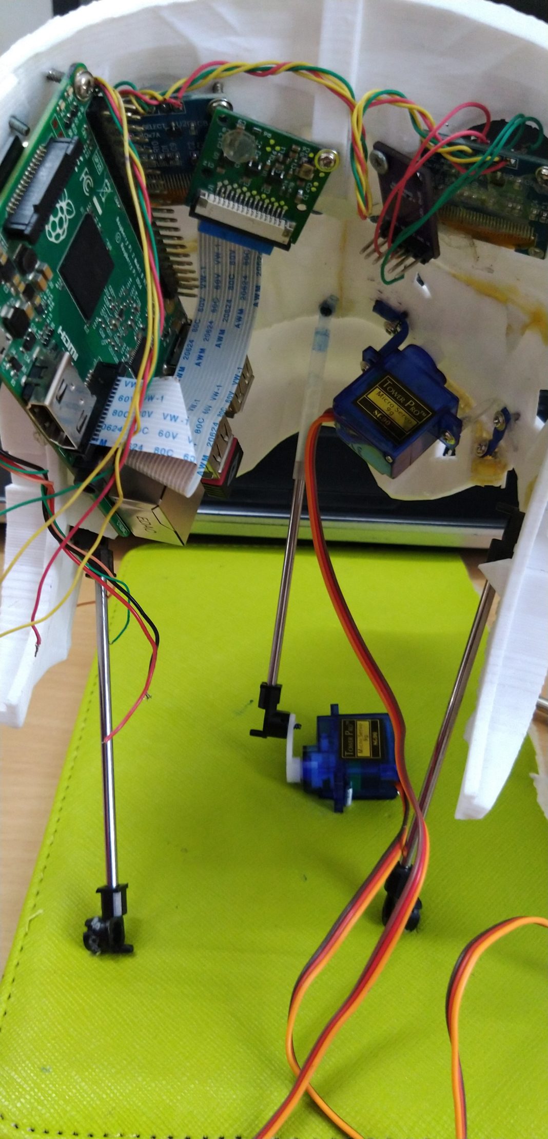 Designing IoT based Face Recognition AI Robot