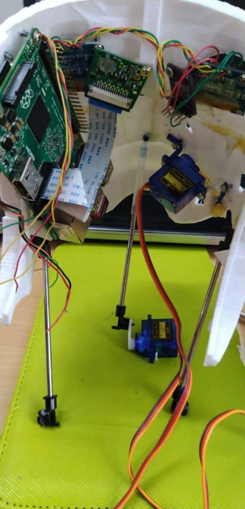 Designing IoT based Face Recognition AI Robot