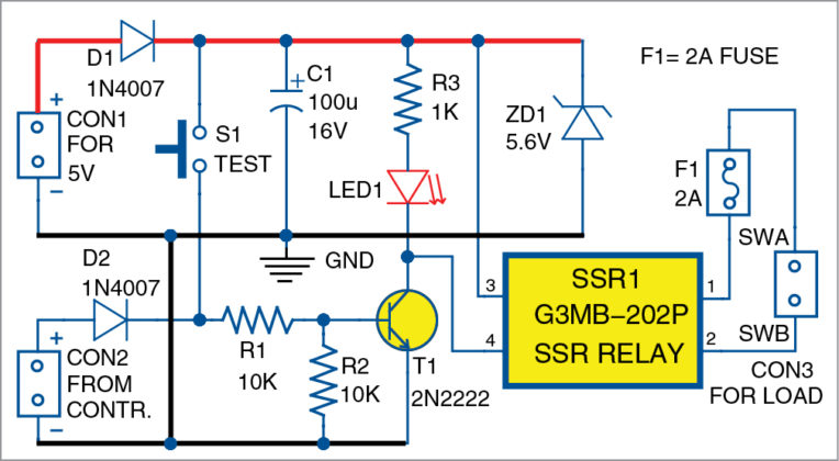 Make This Solid-State Relay Driver Circuit for Microcontroller