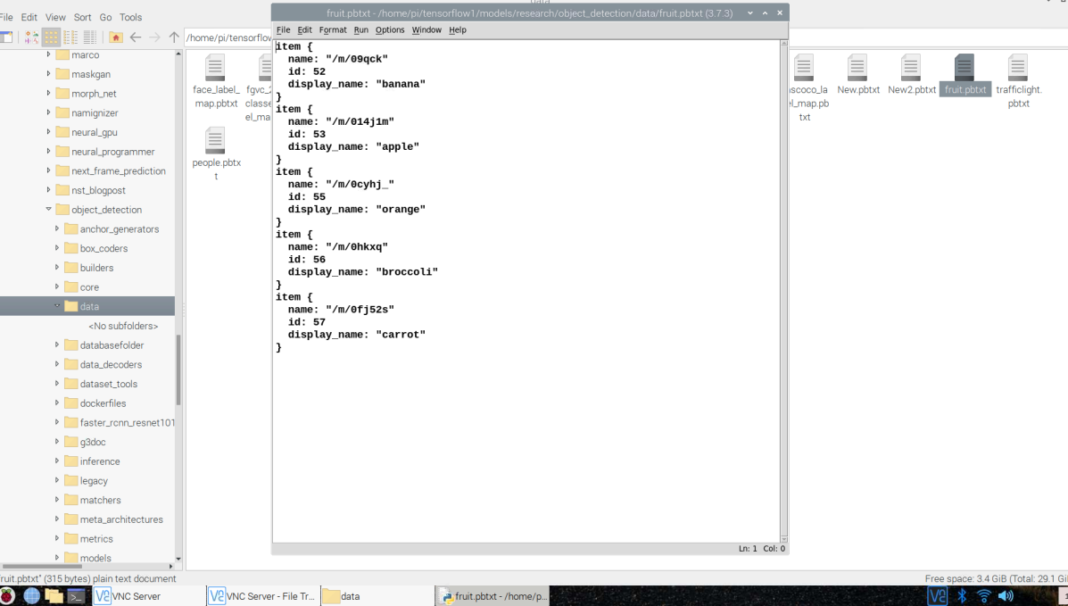 Fruit Sorting Using OpenCV on Raspberry Pi