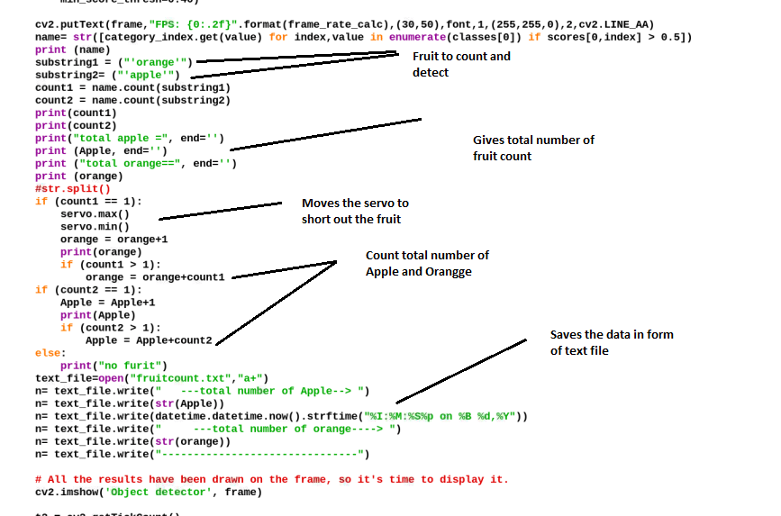 Fruit Sorting Using OpenCV on Raspberry Pi