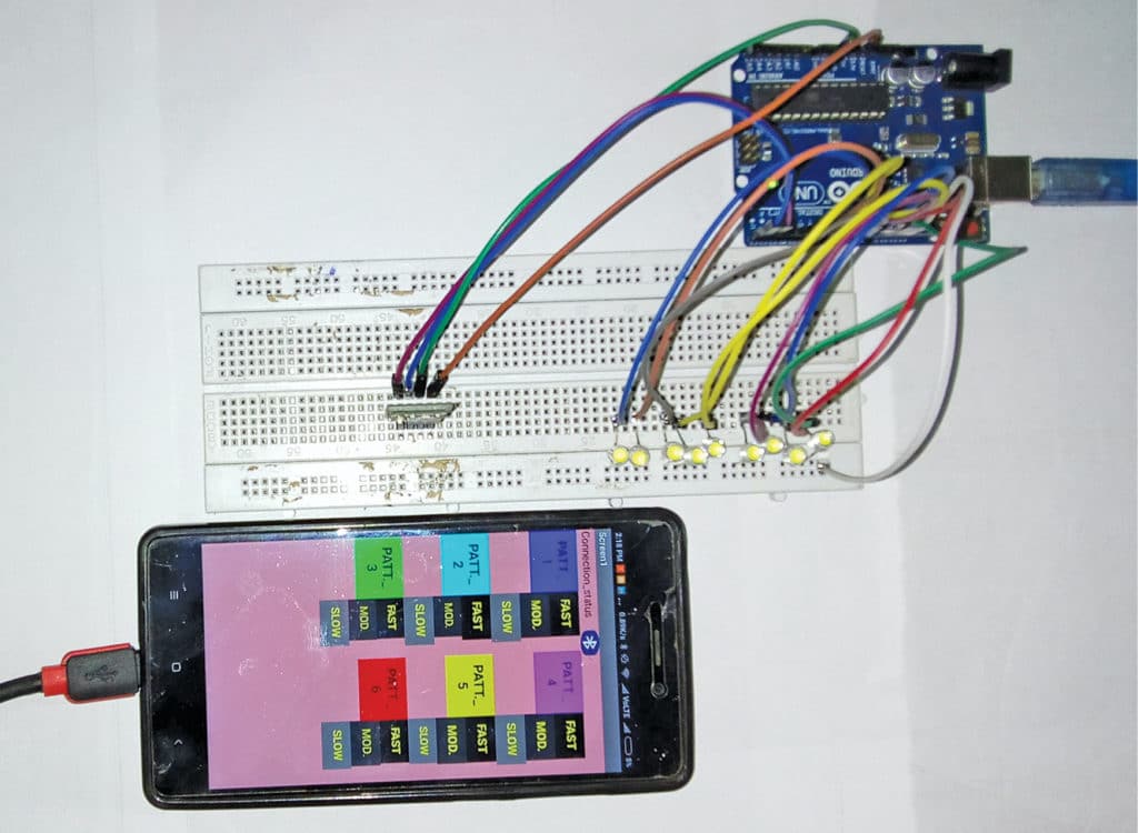 Control Light Animations Using Android App | Full Electronics Project