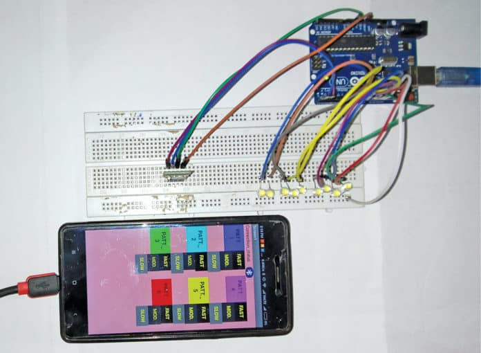 Control Light Animations Using Android App | Full Electronics Project