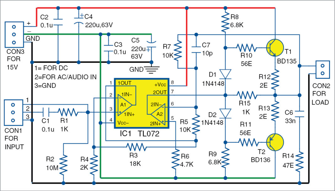Build A Universal AC/DC Booster, Audio Amplifier And Line Driver