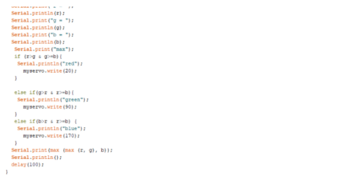Automated Product Sorting By Colour