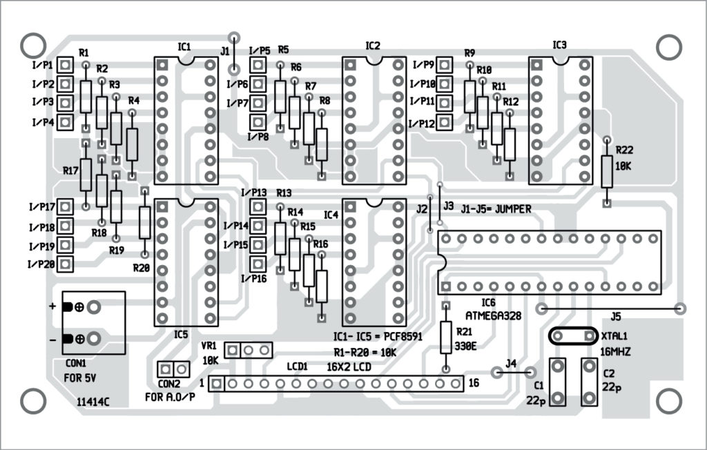 ATmega328 Analog I/O Port Expander Using I2C Bus