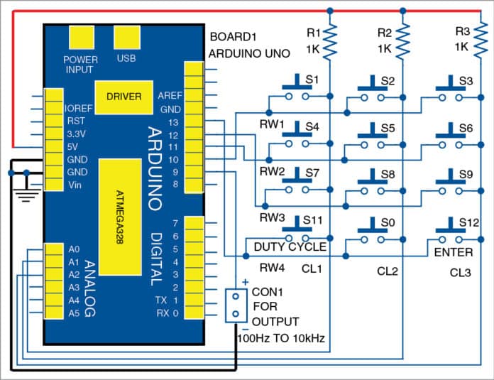 Square Wave Generator Using Arduino Full Electronics Project