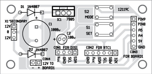Real-Time Clock With Temperature Display Using Arduino