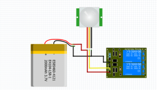 Automatic Smart Lights and Door Without Microcontroller
