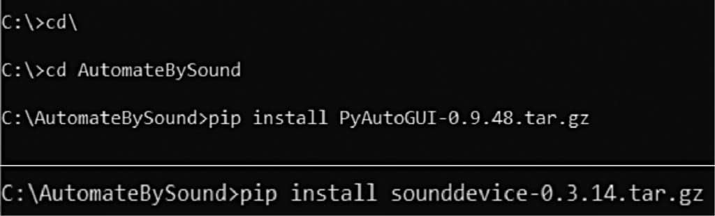 Sound Based Computer Automation Using Python | Software Project