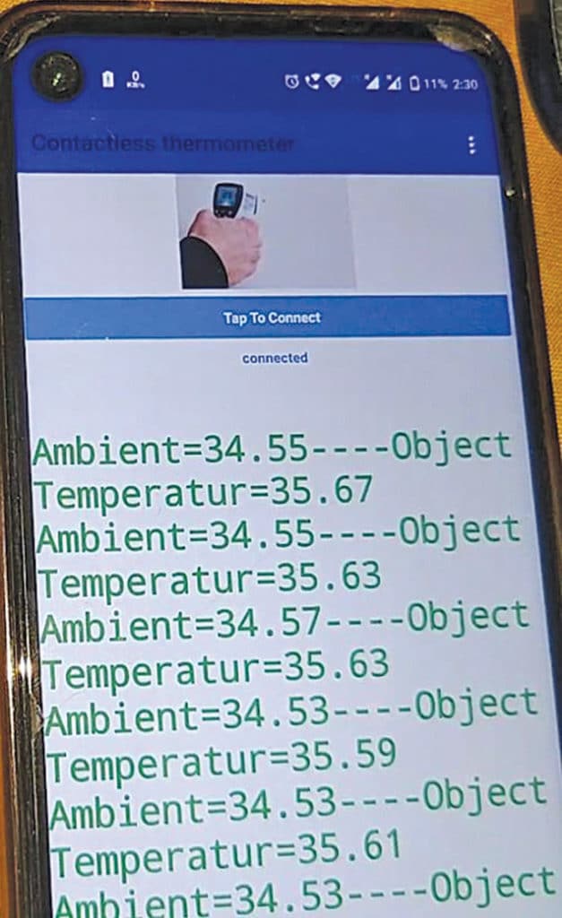 Turn Your Phone Into A Contactless Thermometer | Full Electronics Project