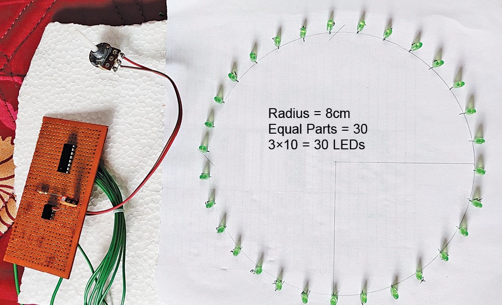 Rotating-Wheel LED Lights For Decoration | Full DIY Project