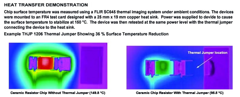 Electrically Isolated Component Heat Removed By Thermal Jumper Chip