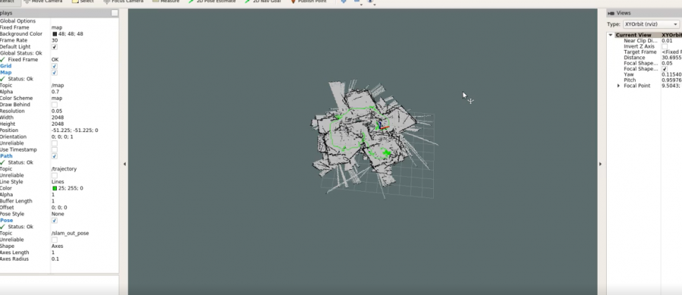 Hector Slam Mapping and Indoor Positioning ROBOT with ROS & Lidar