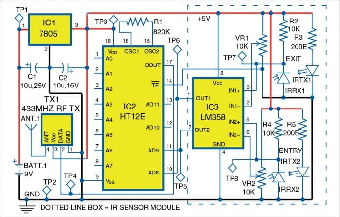 Wireless Visitors Counter Using Arduino | Full Electronics Project