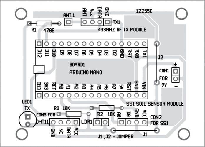 Wireless Sensor Node And Remote Data Receiver Using Arduino