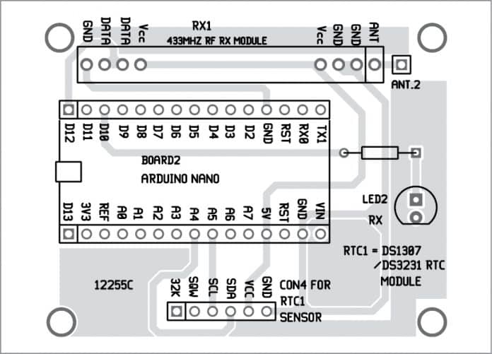 Wireless Sensor Node And Remote Data Receiver Using Arduino