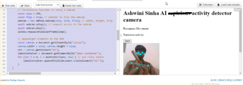 Suspicious Activity Tracking AI Camera
