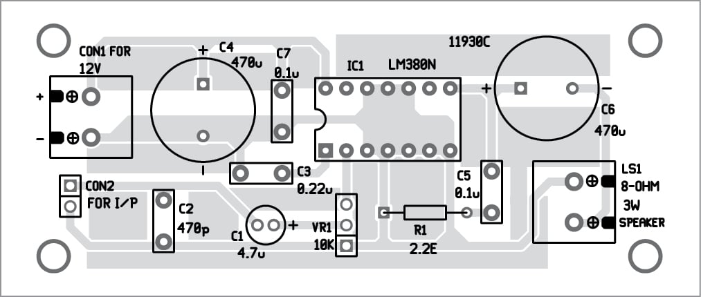 Single-Channel Audio Amplifier | Full Electronics Project