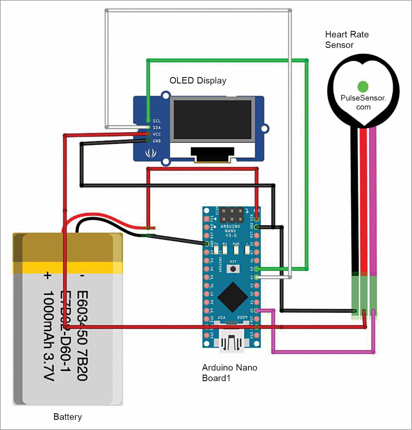 Schematic Diagram Of Heart Beat Sensor How To Make An Easy H