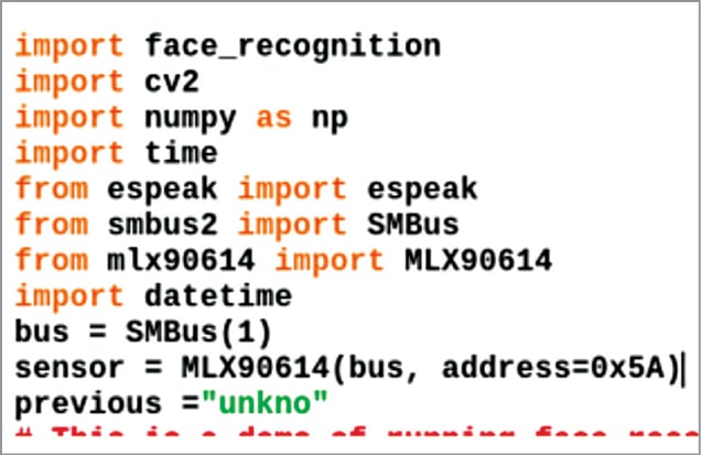 Smart Door Camera With Facial Recognition & Thermal Screening
