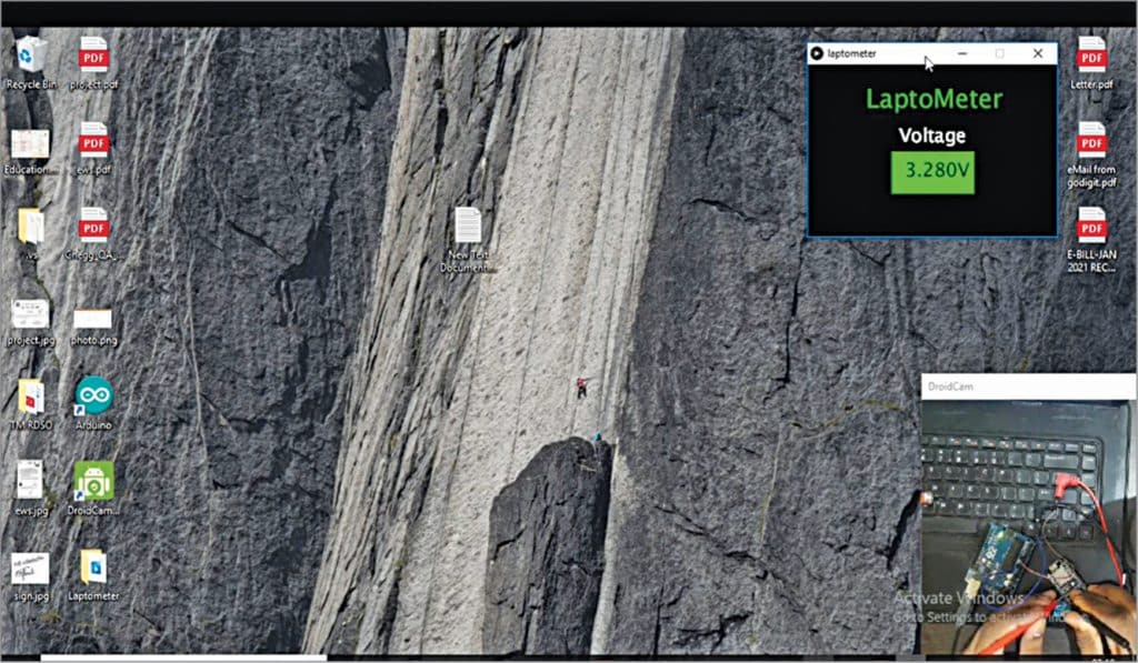 Measurement Of Low DC Voltages Using Laptop | Laptometer
