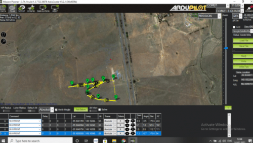 UAV/Drone For Mission Planning, Altitude & Position Hold