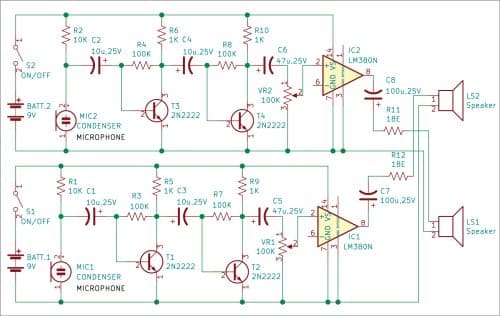 Simple Two-Way Intercom | Full Electronics DIY Project