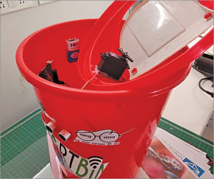 Contactless Smart Bin | Full Electronics Projects
