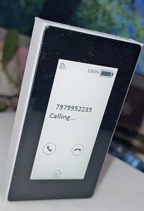 First Ever Finger-Size Full-Touch E-Ink Phone | Full DIY Project