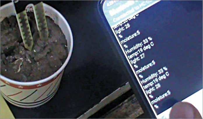 Bluetooth Controlled Data Logger Robot For Soil Testing
