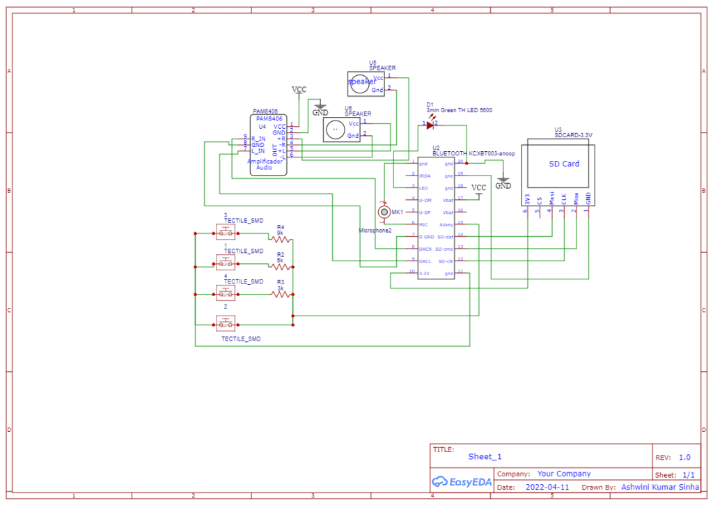 Bluetooth Music Player And Speaker