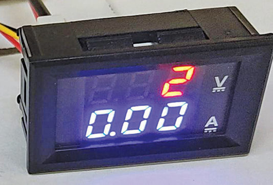 Power Supply With Digital Volt-Amp Panel Meter