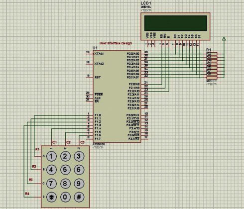 Matrix Keypad Embedded-C Driver For A Microcontroller