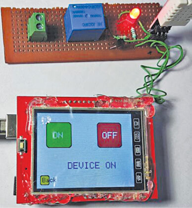 Personal Weather Station With Device Control Using Touch-Screen Display