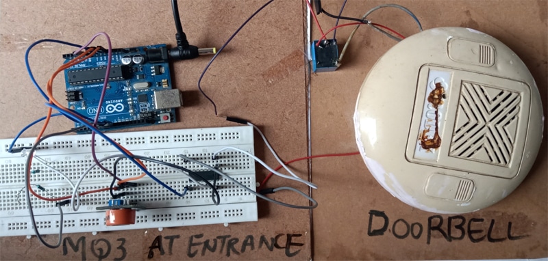 Corona Protected Automatic Doorbell | Full DIY Project