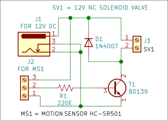 Motion Activated Tap Water Flow Circuit | Full DIY Project