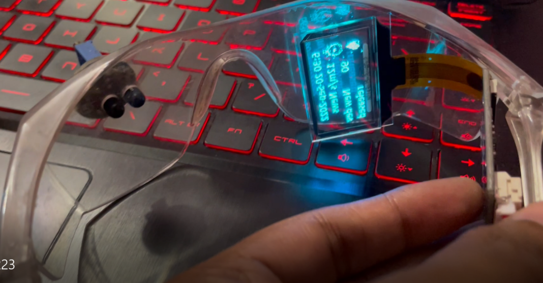 DIY Google Glasses with Transparent OLED using Raspberry Pi