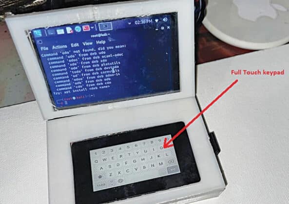 Make Smallest Touchscreen Raspberry Pi Laptop with E ink Display