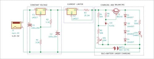 Simple Battery Charger With Overcharge Protection | DIY Project