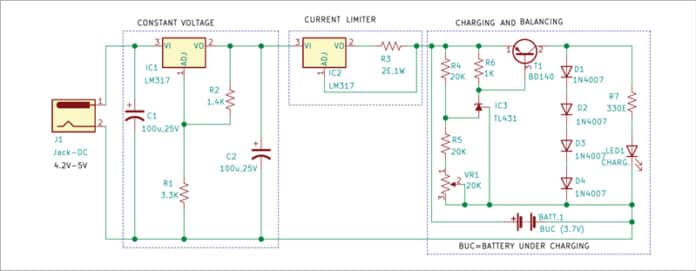 Simple Battery Charger With Overcharge Protection | DIY Project