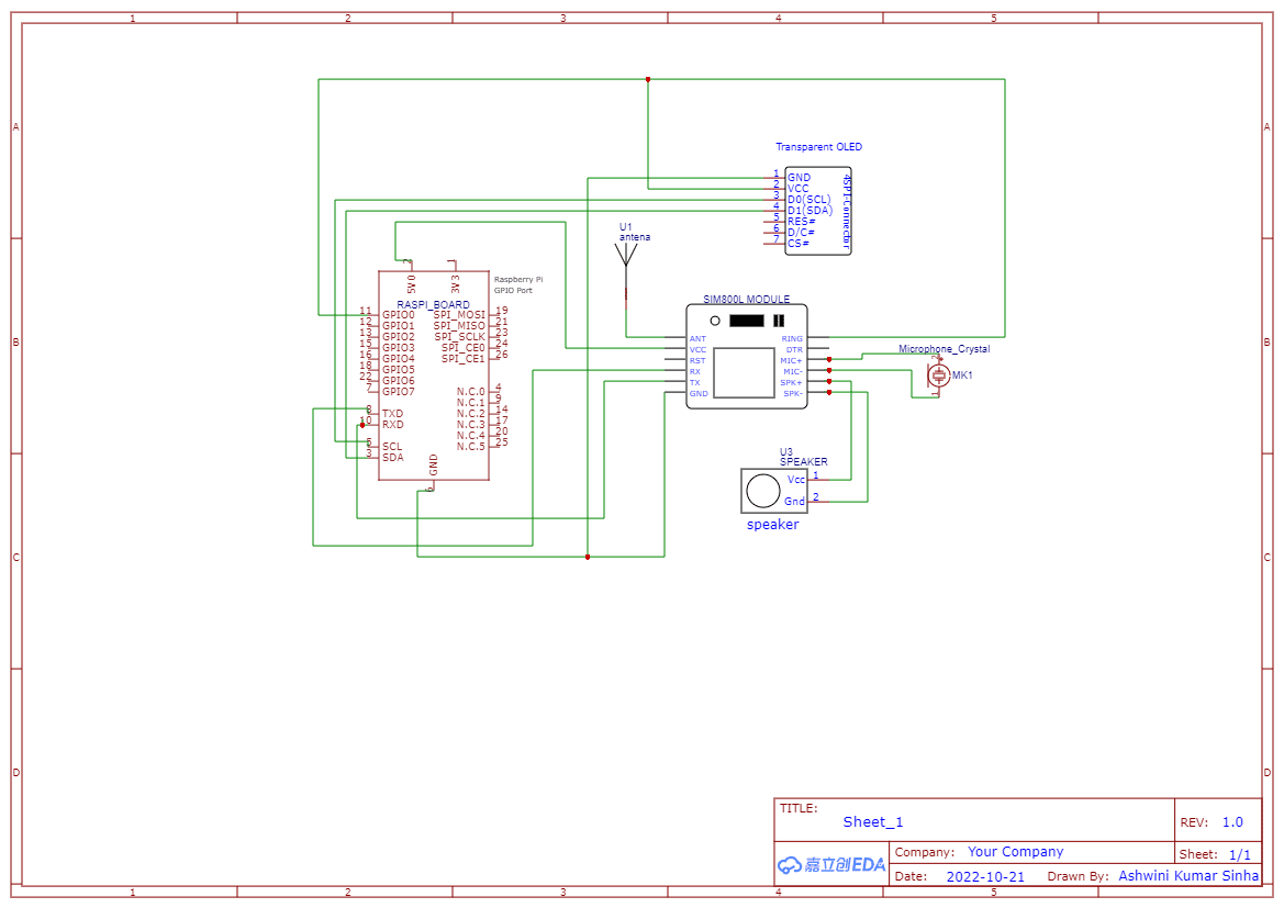 DIY Smart Glasses with Built-in Phone using Raspberry Pi