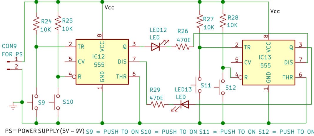 Ic 555 Using Smoke Detector Project With Circuit Diagram Smo