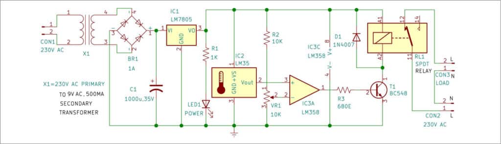 Temperature Controlled Switch | Full Electronics DIY Project