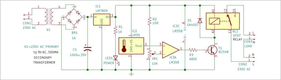 Temperature Controlled Switch | Full Electronics DIY Project