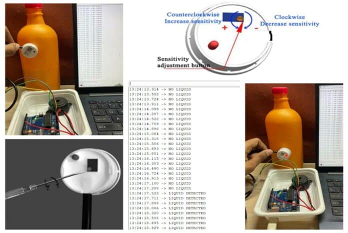 Fully Non-Invasive Liquid Level Detection