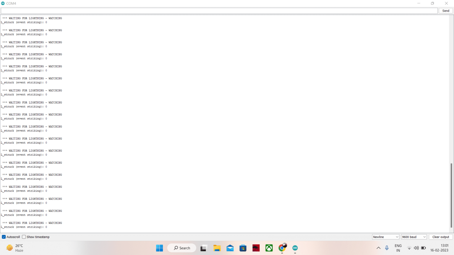 Building Thunder Distance Detection Device using ESP32