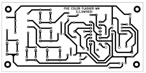 Multiple LED Flasher Circuit using 555 Timer | Electronics Projects